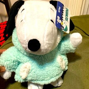Peanuts | Toys | Peanut Snoopy Fuzzy Wool With Hoodie Jacket Coat ...